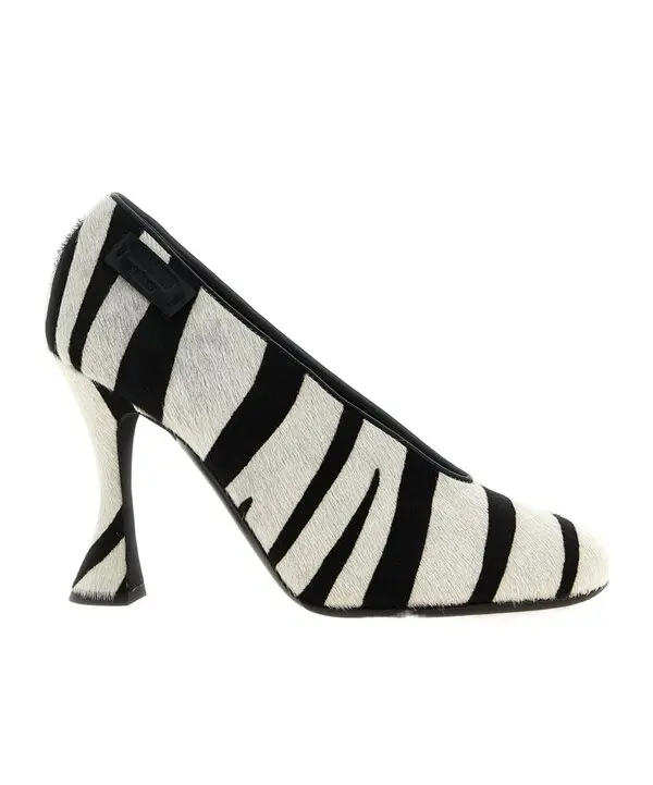 Moschino Zebra Pony Pumps