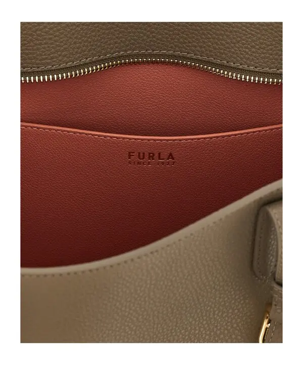 Furla Grainy Leather Tote Bag