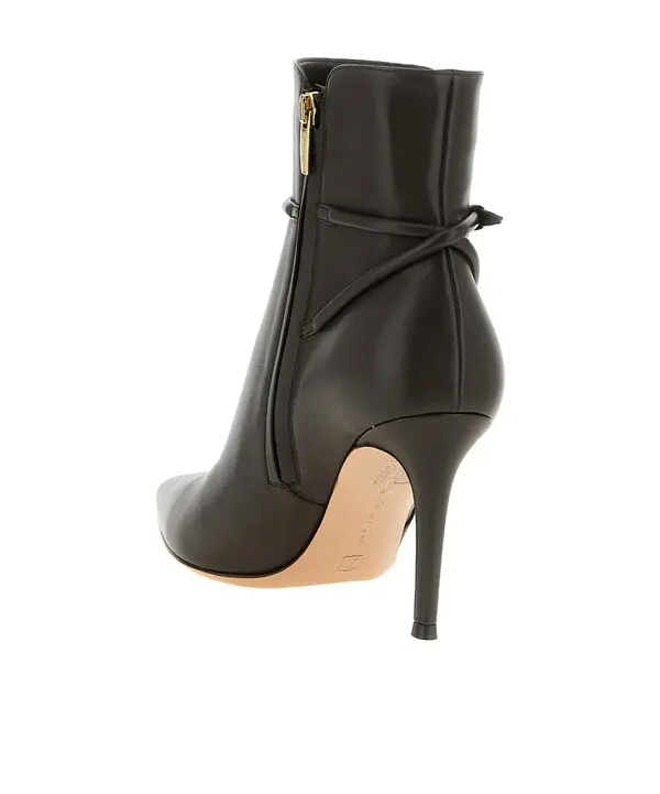 GIANVITO ROSSI Jungle Mamba Stiletto Ankle Boots