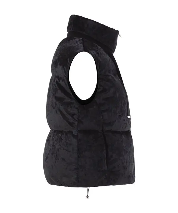 Herno Velvet-effect Padded Gilet