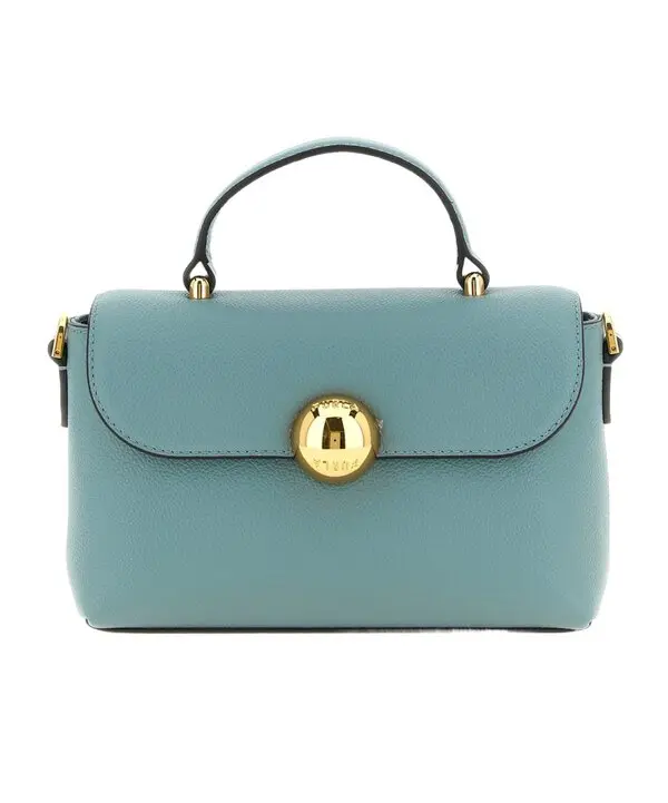 Furla Mini Shoulder Bag With Gold Sphere Clasp