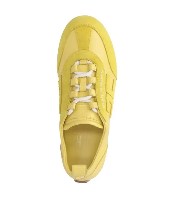 Elisabetta Franchi Label-stitched Lace-up Sneakers