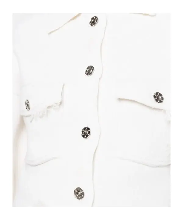 BARRIE Fringed Denim Jacket