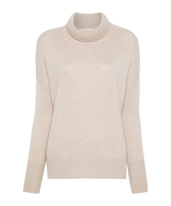 LISA YANG Heidi Turtle-neck Sweater - Nude