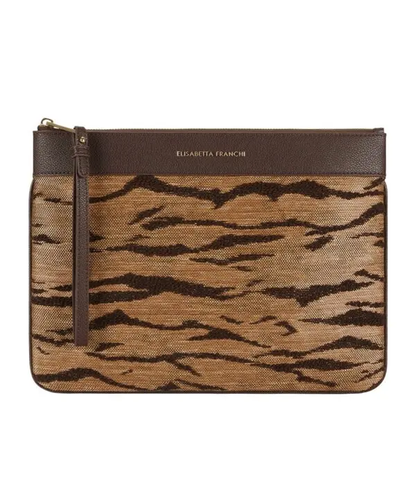 Elisabetta Franchi Printed Clutch
