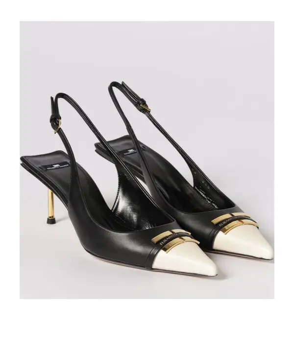 Elisabetta Franchi Logo-detailed High-heeled Sandals