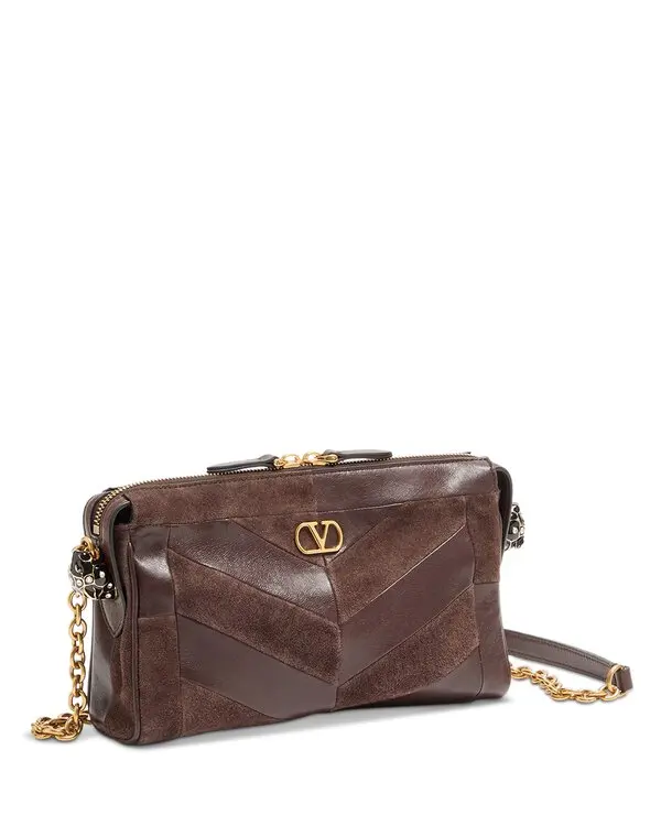 Valentino Garavani Small Quilted Shoulder Bag - Brown