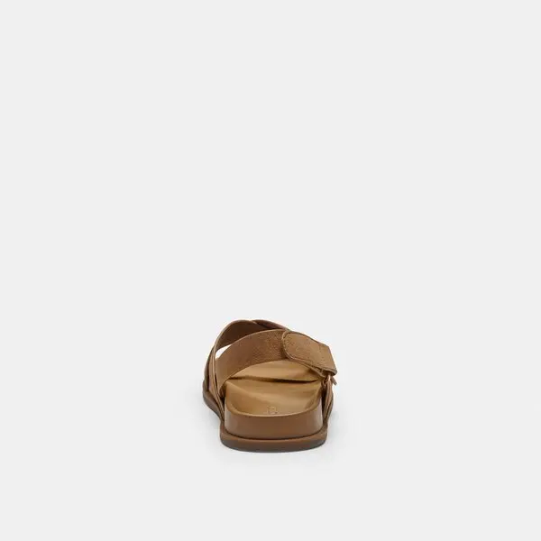 COACH Sculpted C Criss Cross Sandal - Coconut