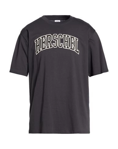 Herschel Supply Co. T-shirt Charcoal Size Cotton