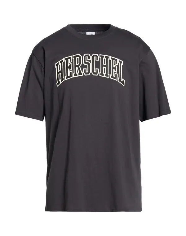 Herschel Supply Co. T-shirt Charcoal Size Cotton