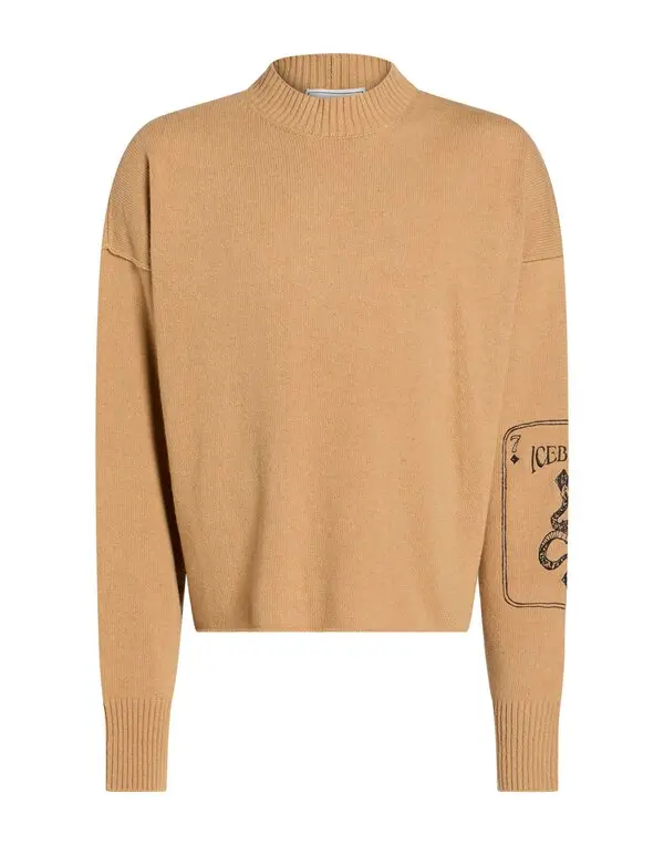Iceberg Sweater Sand Size Wool, Polyamide
