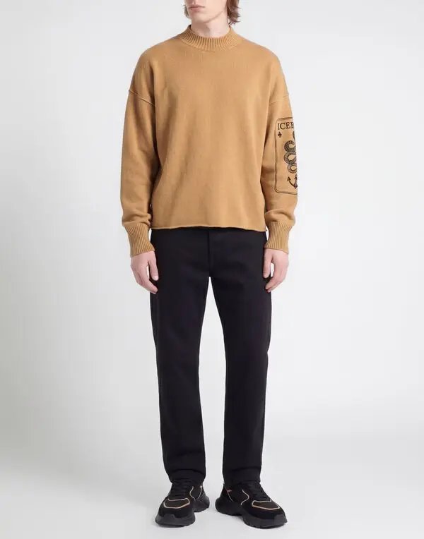 Iceberg Sweater Sand Size Wool, Polyamide