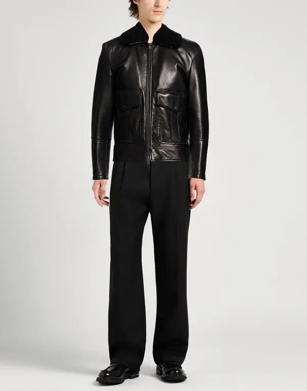 SALVATORE SANTORO Jacket Size Ovine Leather