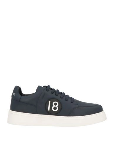 CERRUTI 1881 Sneakers Midnight Size Cow Leather - Blue