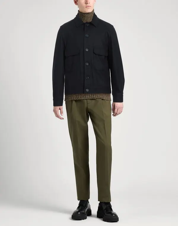 SANTANIELLO Jacket Midnight Size Wool, Polyamide, Cashmere, Elastane