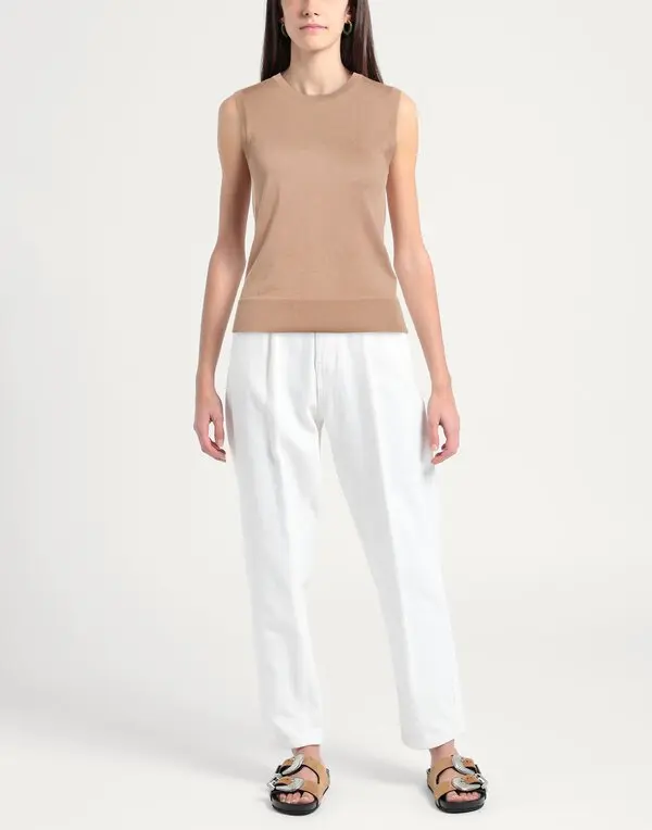 PUROTATTO Sleeveless Silk & Cashmere Knit Top