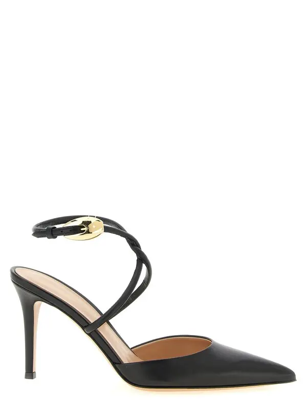 GIANVITO ROSSI Jungle Mamba Stiletto Pumps - Black