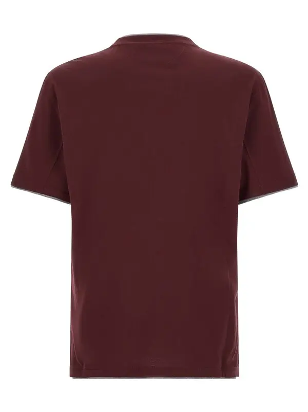 Brunello Cucinelli Double Layer T-shirt