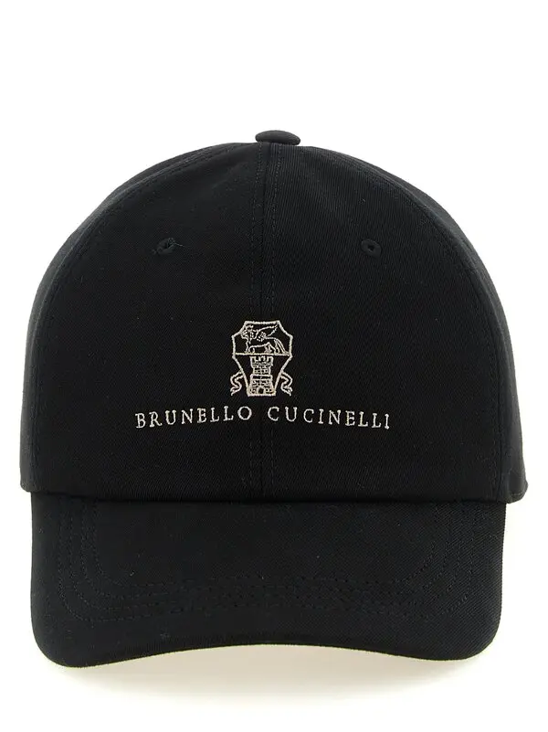 Brunello Cucinelli Baseball Cap - Black