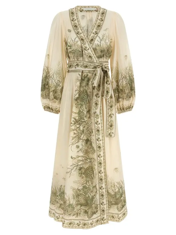 Zimmermann Wanderlust Wrap Midi' Dress