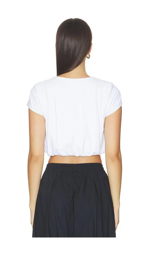 Susana Monaco Crew Blouson Top