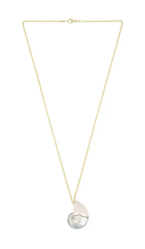 Shashi Pendant Necklace In Brown