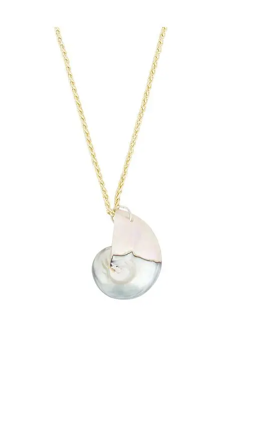 Shashi Pendant Necklace In Brown