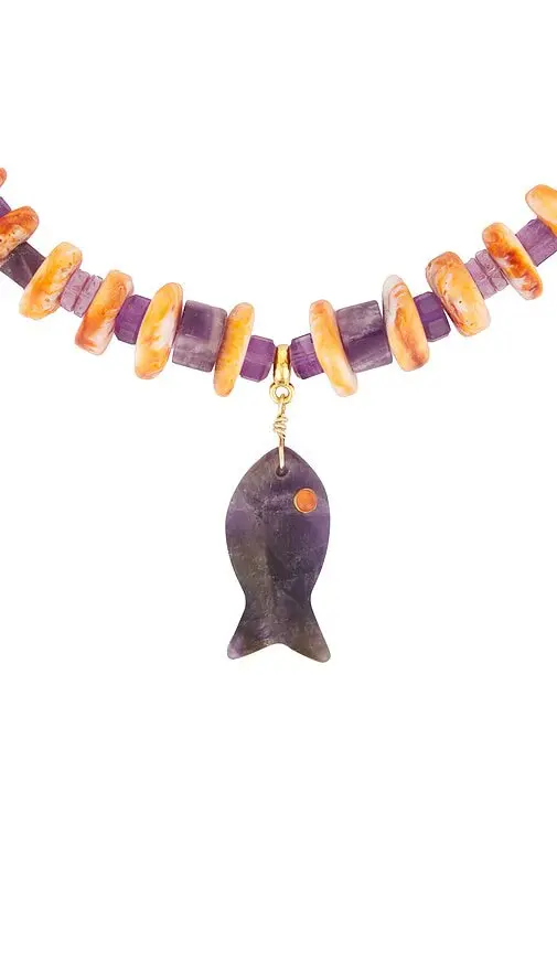 Brinker & Eliza Coastal Muse Necklace In Multi