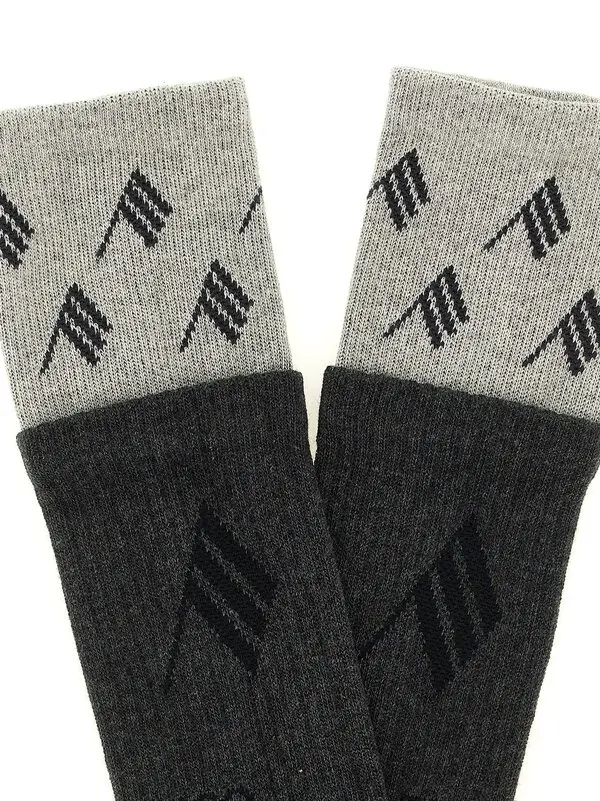 Attico Double Layer Logo Socks