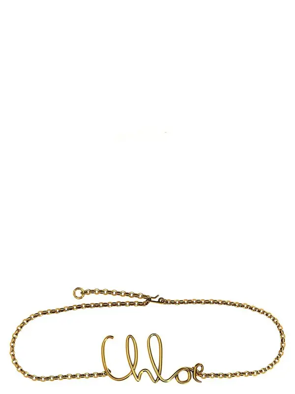 Chloé Metal Chain Belt - Gold
