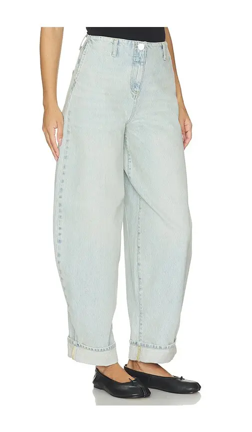 ALIGNE Christina Barrel Leg Jean In Blue
