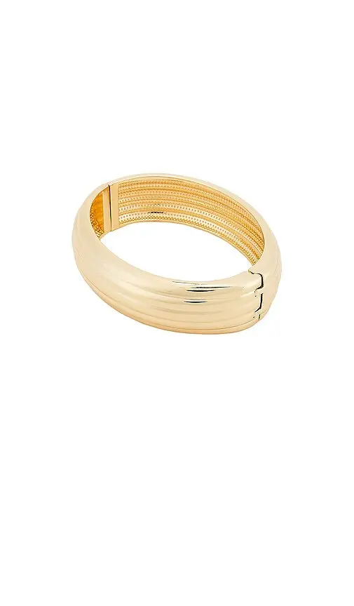 Baublebar Odessa Hinge Bangle In Metallic Gold
