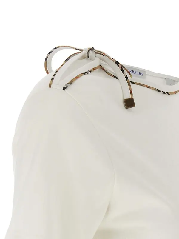 Burberry Frankie Bow T-shirt - White