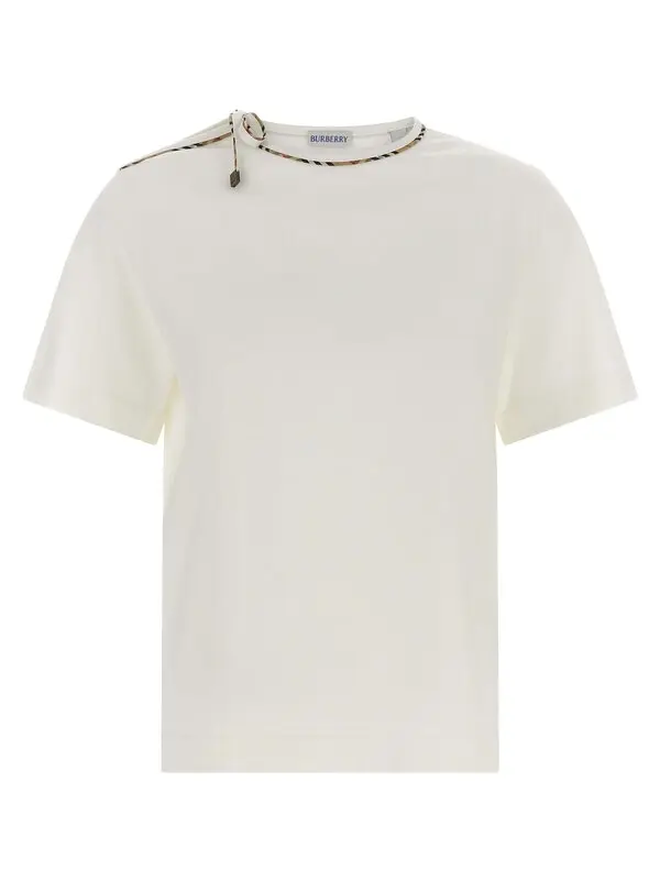 Burberry Frankie Bow T-shirt - White