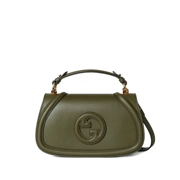 Gucci Forest Leather Tote Bag With Light Gold-tone Hardware - Green