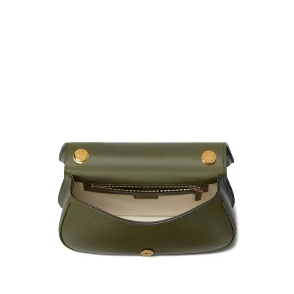 Gucci Forest Leather Tote Bag With Light Gold-tone Hardware - Green