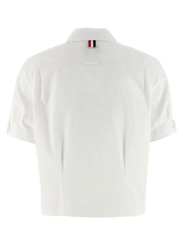 Thom Browne Cotton Poplin Sash Shirt