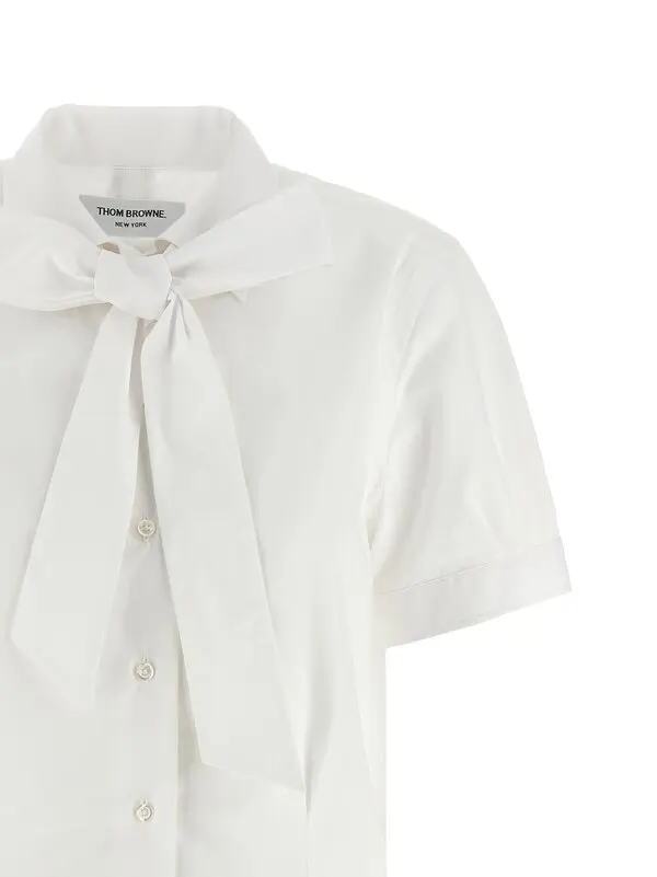Thom Browne Cotton Poplin Sash Shirt