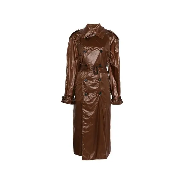 Saint Laurent Double-breasted Trench Coat - Brown