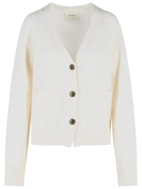 LISA YANG Danni Cashmere Cardigan - Cream