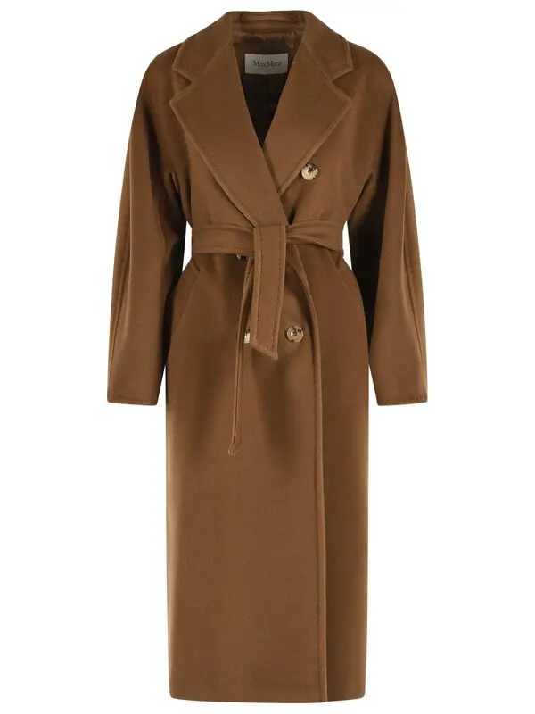 Max Mara Madame Virgin Wool And Cashmere Coat - Brown