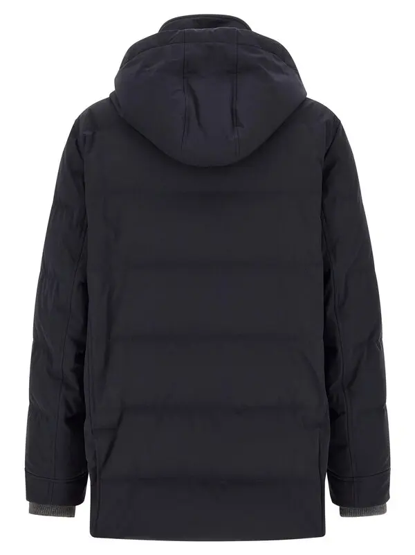 Brunello Cucinelli Quilted Parka With Drawstring Hood