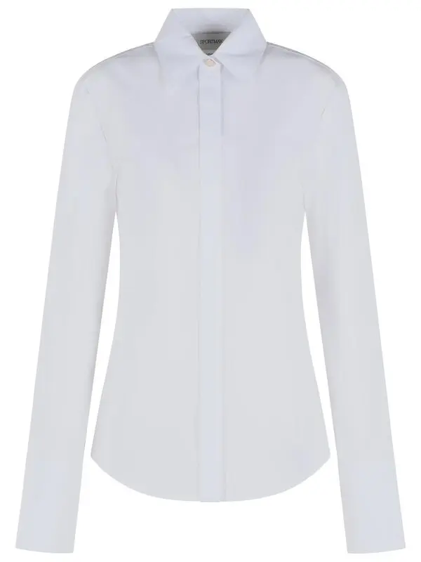 Sportmax Cotton Poplin Shirt - White