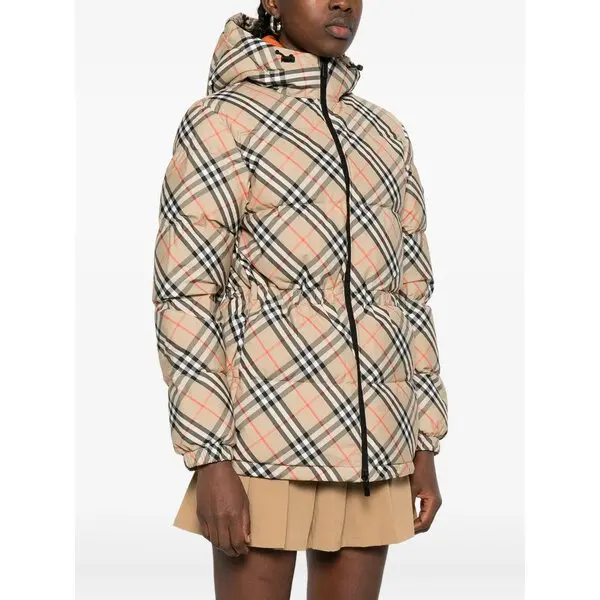 Burberry Neutrals Jackets Puffer Jackets