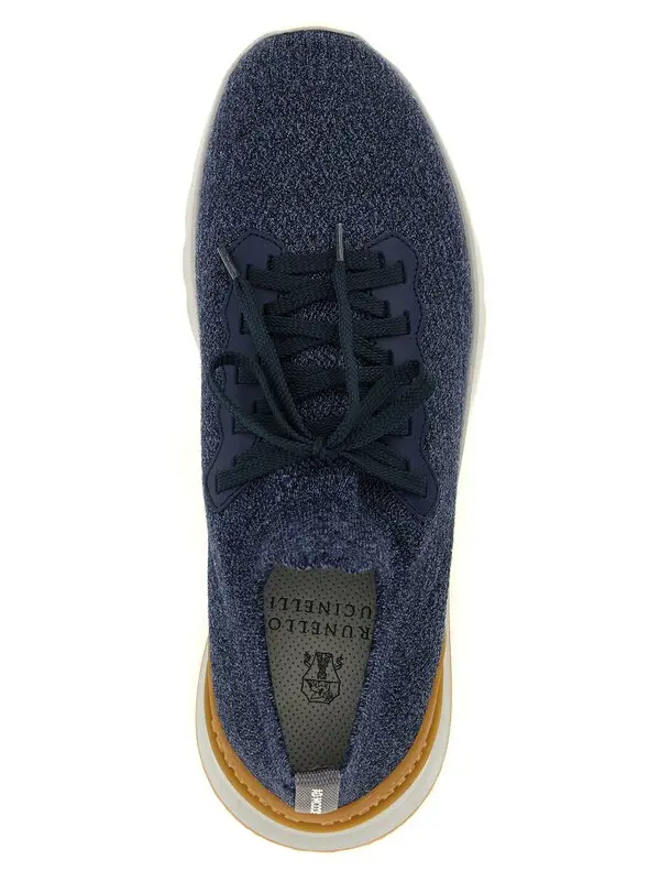 Brunello Cucinelli Jacquard Knit Sneakers