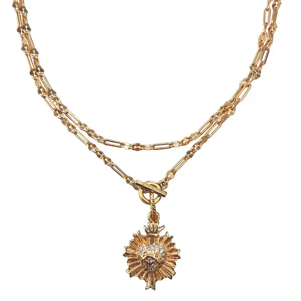IN CAUDA VENENUM Hikari Necklace - Gold