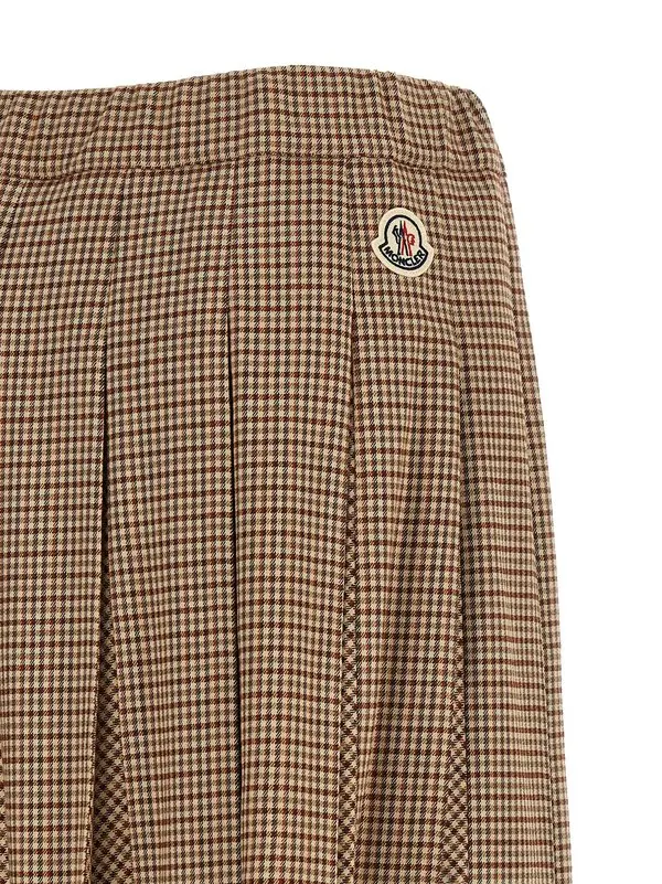 Moncler Pleated Midi Skirt