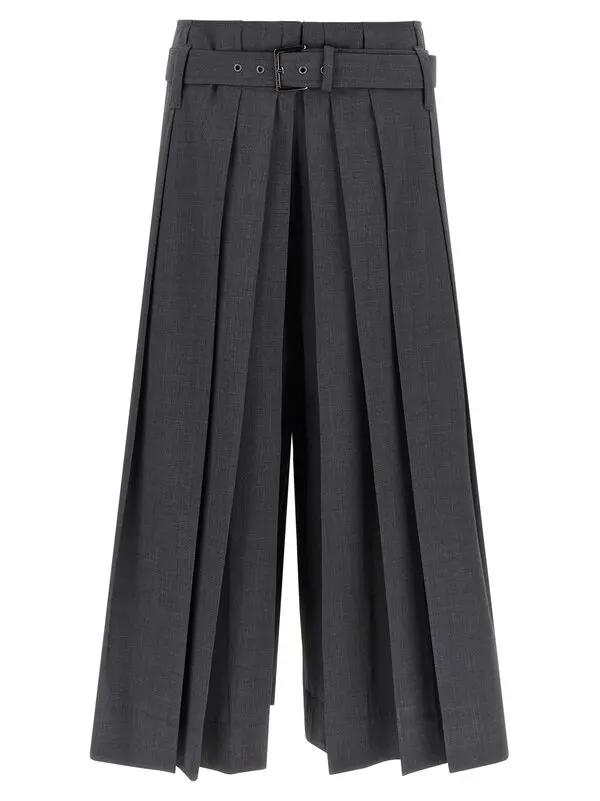 Brunello Cucinelli Tailored Pleated Bermuda Shorts - Gray