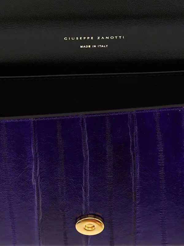 GIUSEPPE ZANOTTI Tuxedo Clutch - Purple