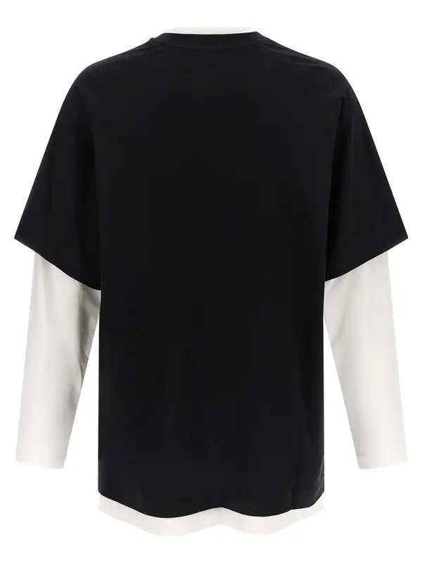 Moschino Double Layer 'rebel' T-shirt - Multicolor
